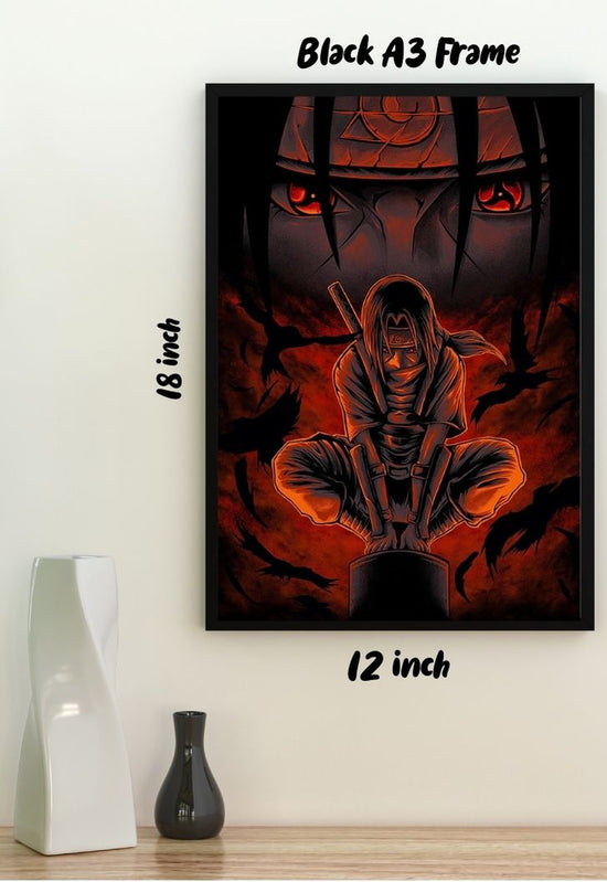 Itachi Uchiha Sharingan Poster – Posterwa