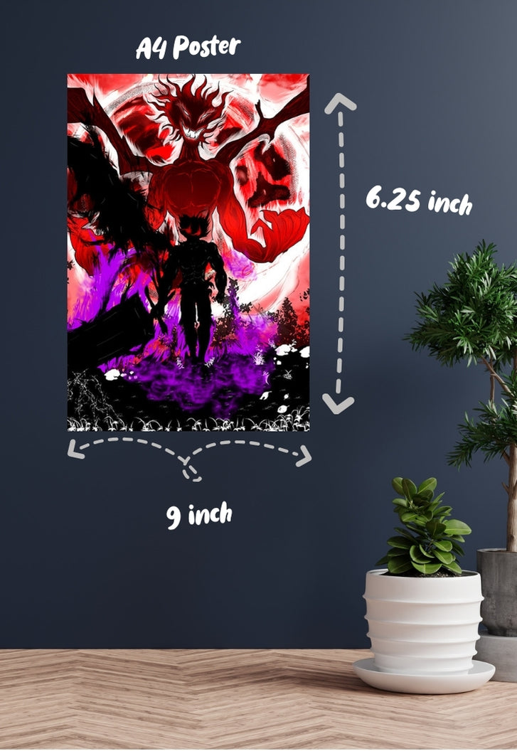 Black Clover Asta Demon Mode – Posterwa