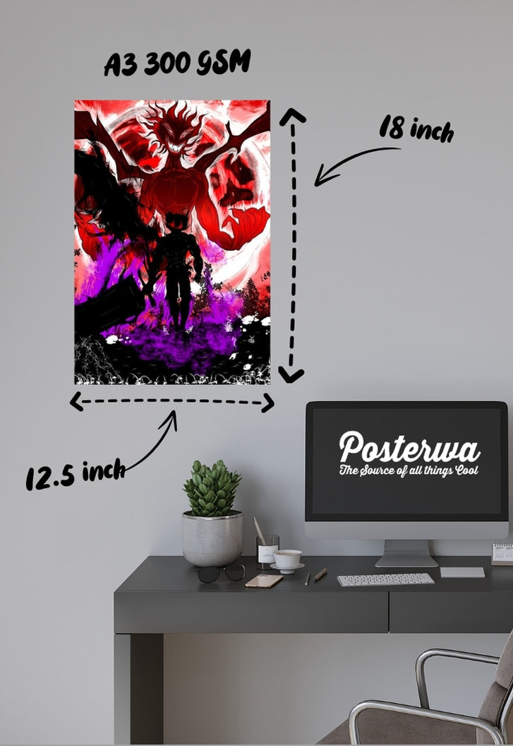 Black Clover Asta Demon Mode – Posterwa