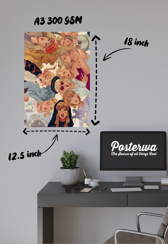 TAYLOR SWIFT Art Poster – Posterwa
