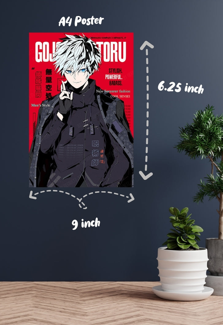 Gojo Saturo Cover – Posterwa