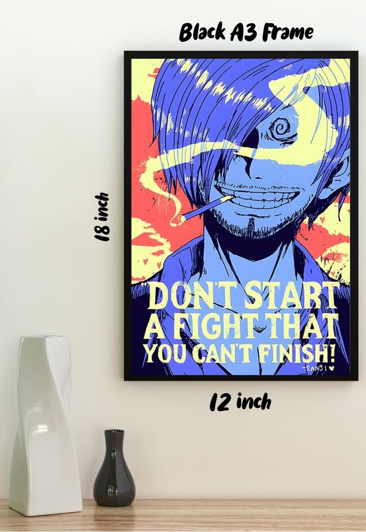 Sanji Wisdom Quote – Posterwa