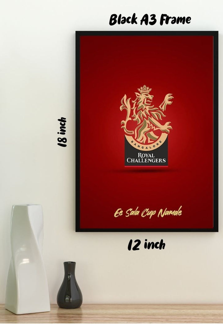 RCB (Royal Challengers Bengaluru) – Posterwa