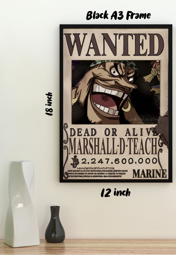 BLACKBEARD - WANTED POSTER – Posterwa