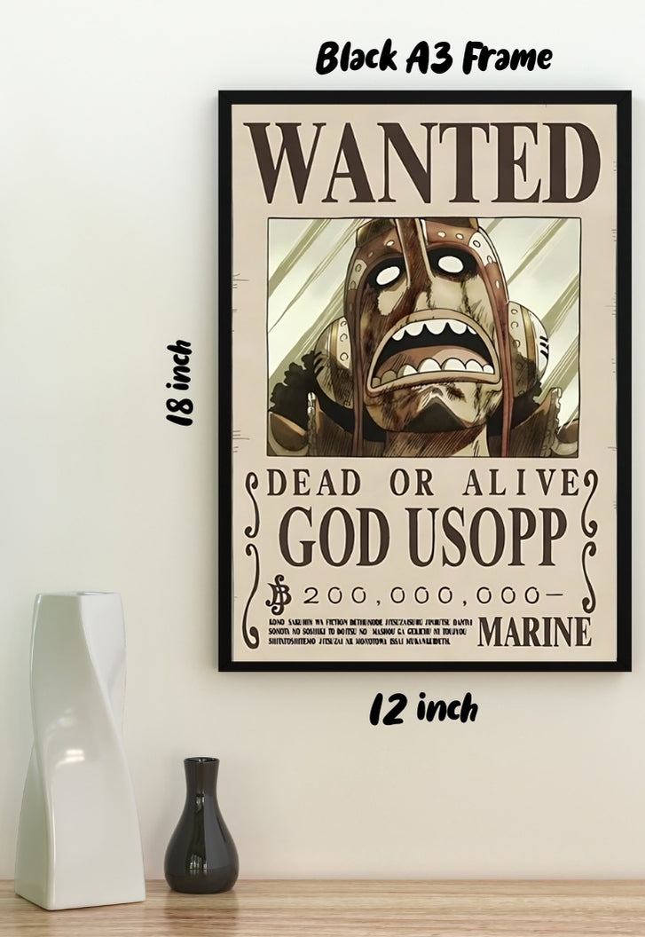 GOD USOPP - WANTED POSTER – Posterwa