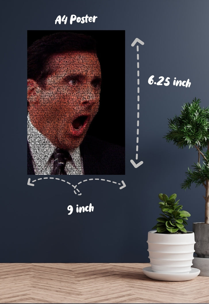 Michael Scott 'NOOOOOO'- The Office – Posterwa