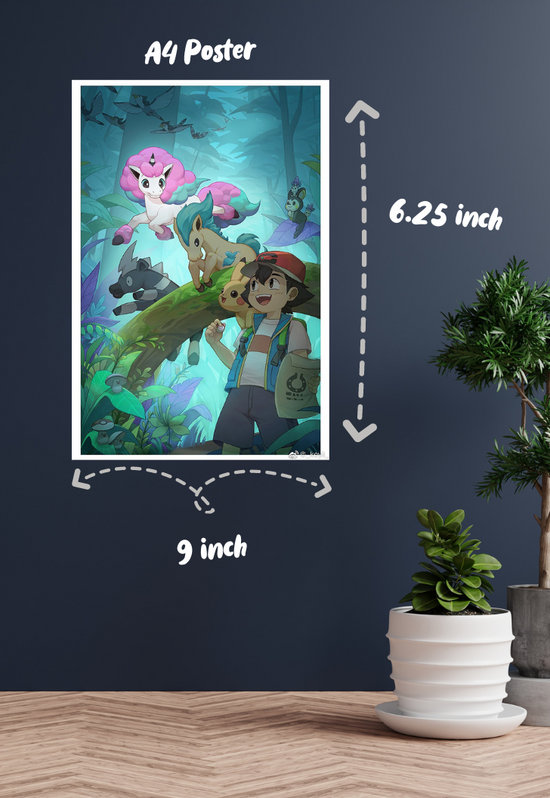Kid Ash Ketchum Poster – Posterwa