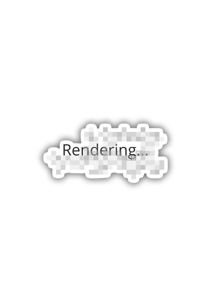 Rendering Sticker – Posterwa