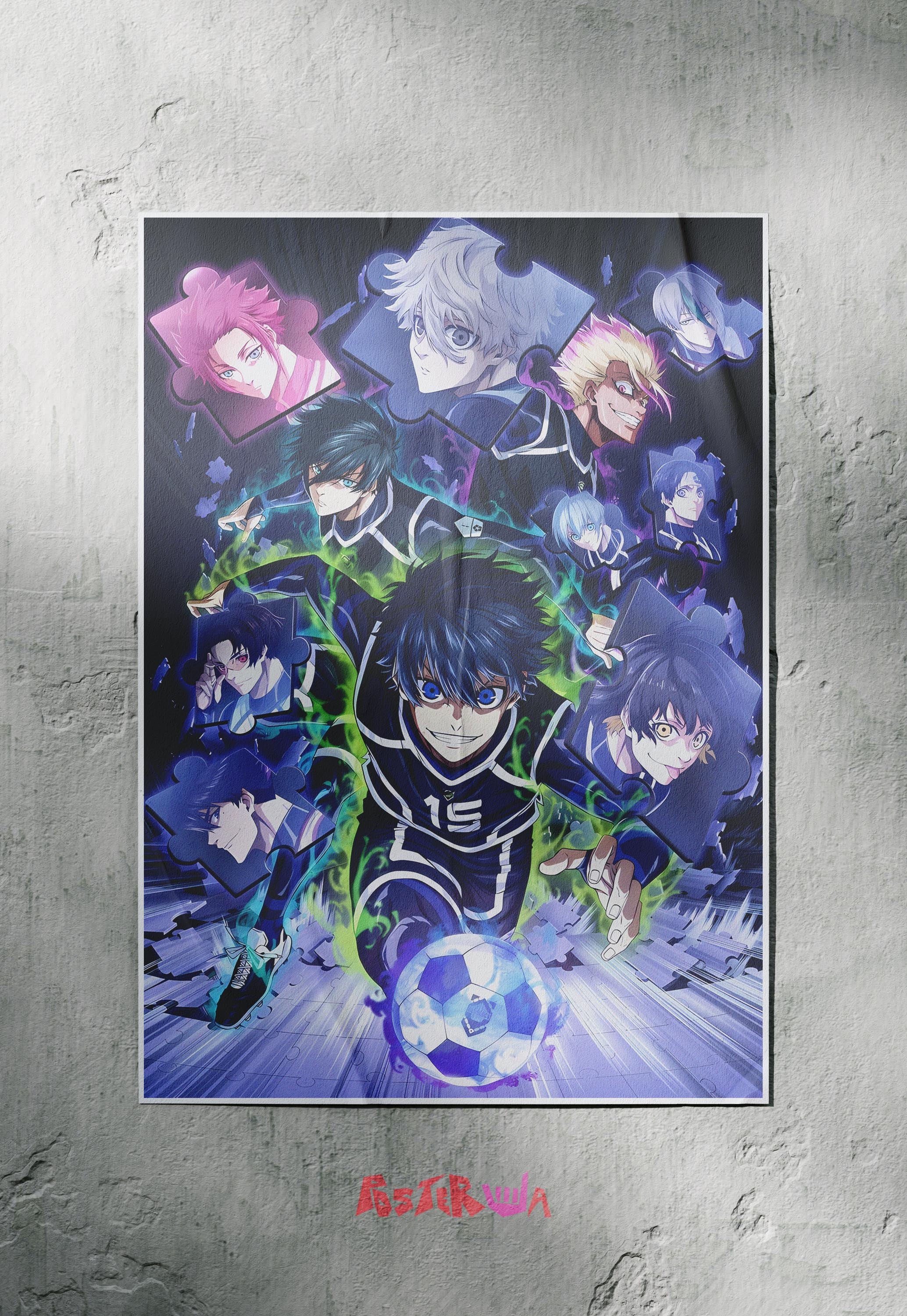 Strikers' Odyssey | Bluelock | Anime Poster – Posterwa