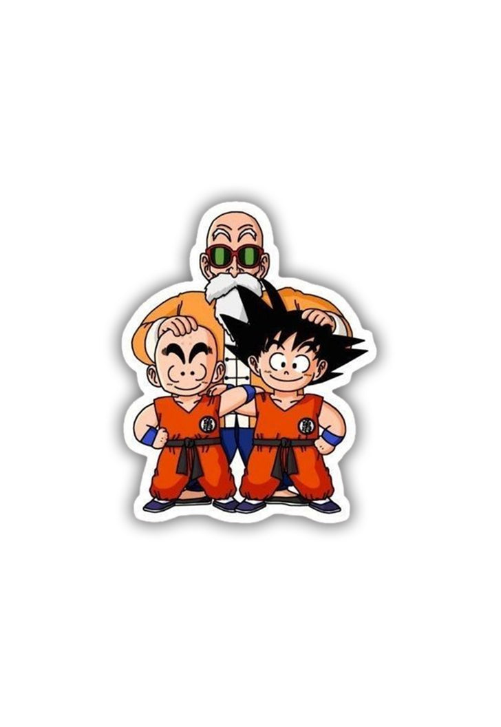 Master roshi, Krillin , Goku Sticker – Posterwa
