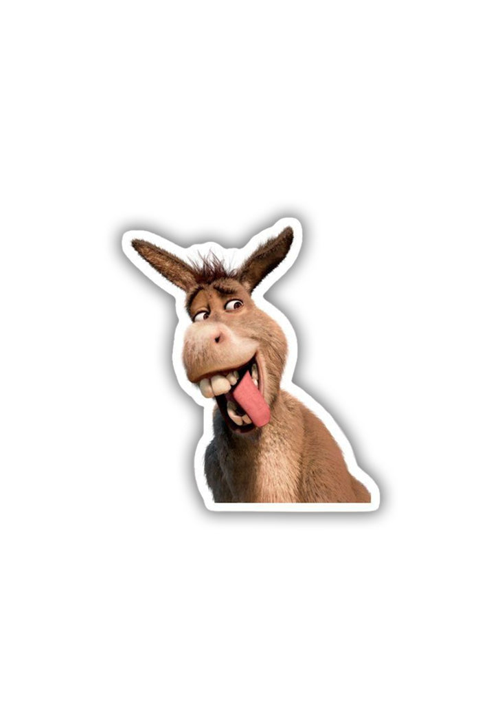 Funny Donkey Sticker – Posterwa