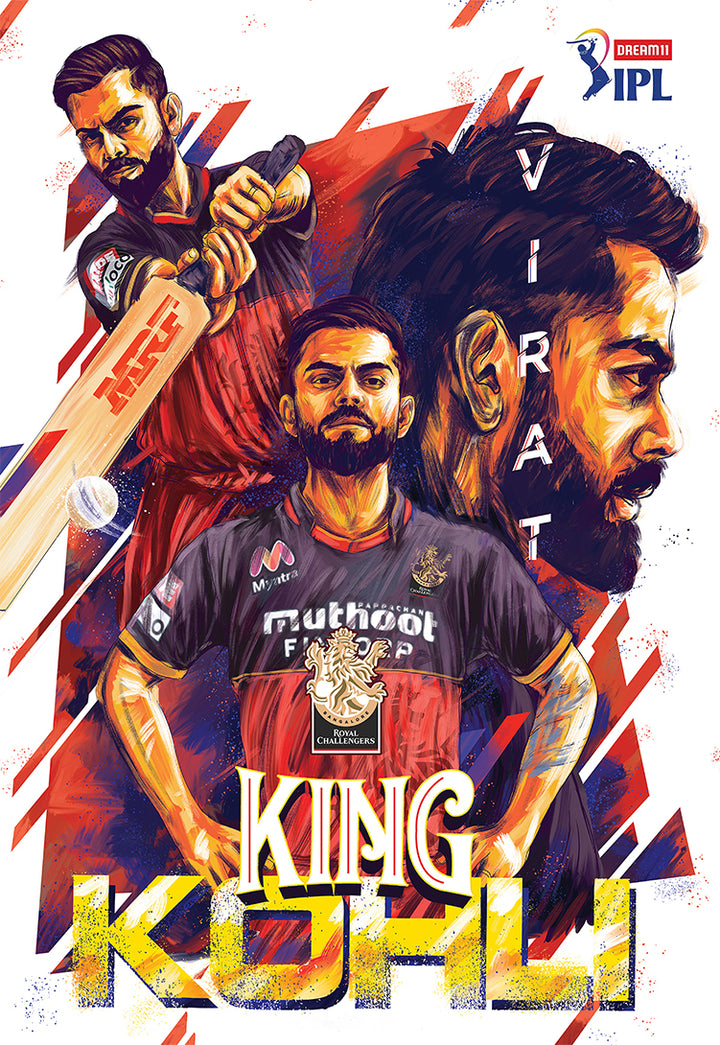 RCB (Royal Challengers Bengaluru) – Posterwa