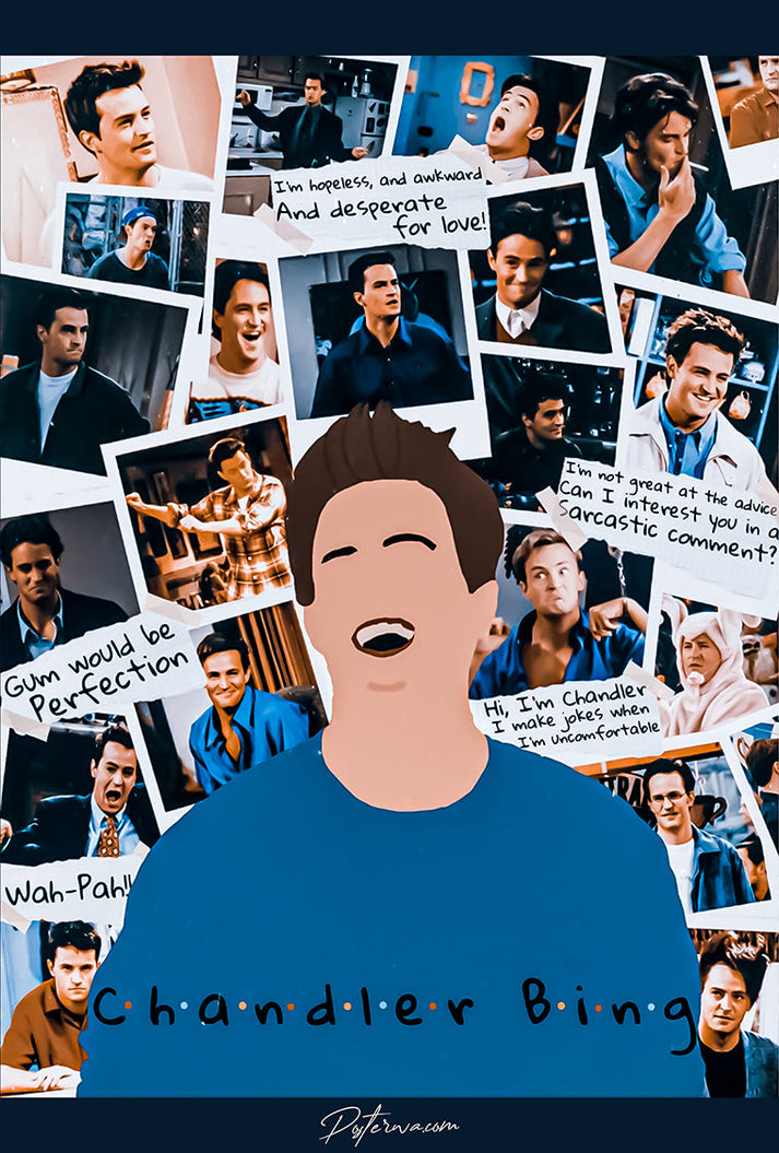 Chandler Bing- Friends Poster – Posterwa